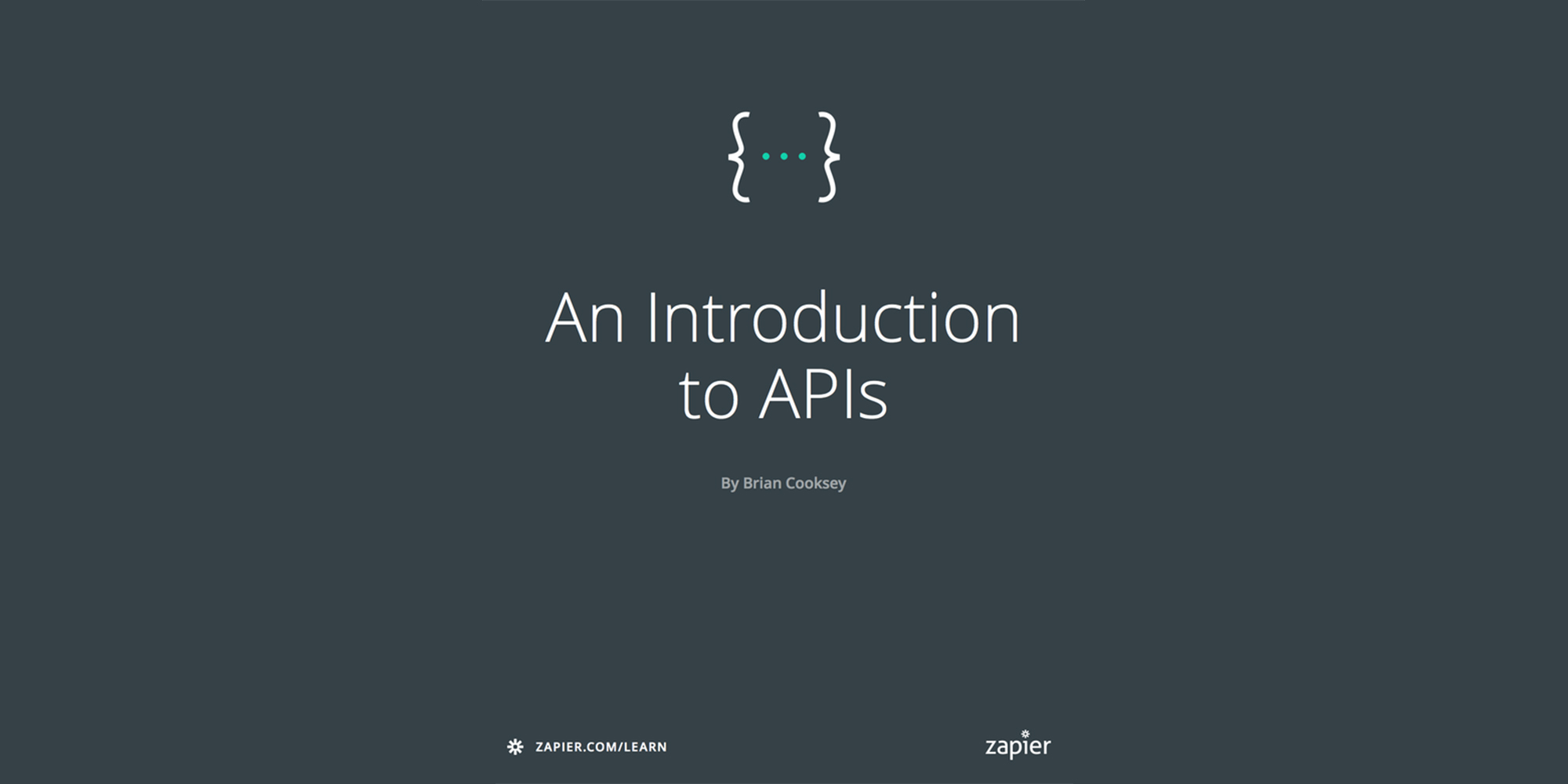 Add 'An Introduction to APIs' to your Kindle eBook library for free ...