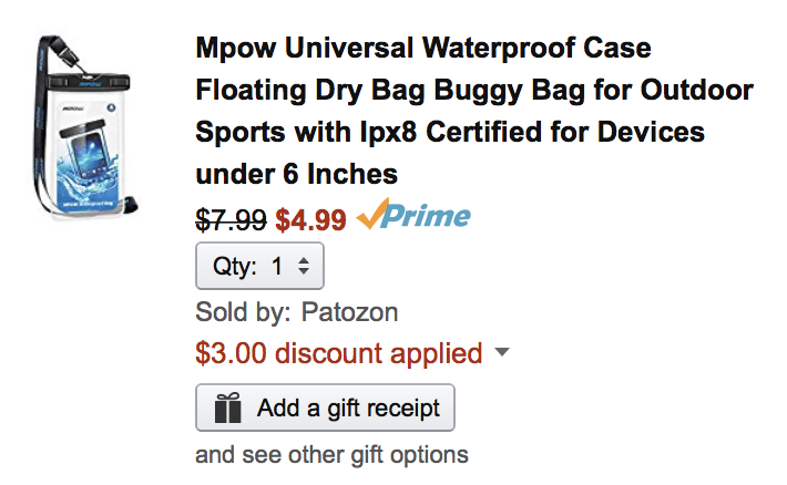 MPOW's waterproof case keeps your iPhone dry for $5 Prime shipped (Reg. $8)