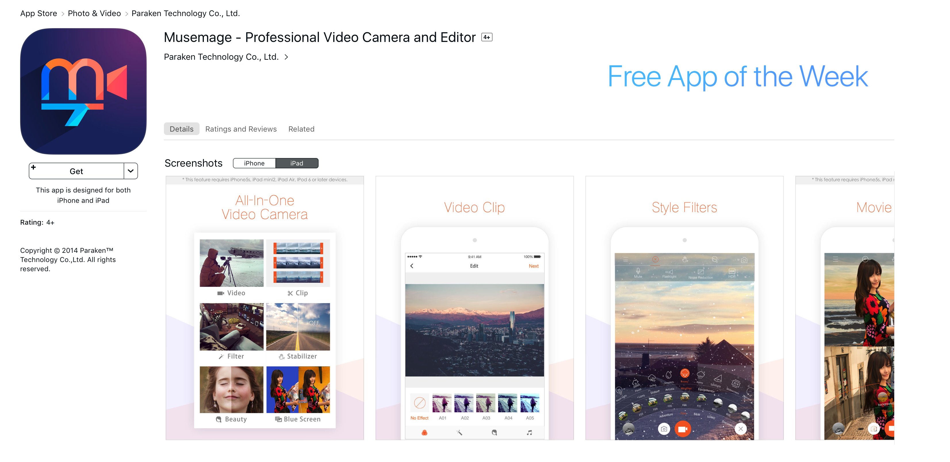 App Store Free App of the Week: the pro video cam/editor Musemage goes ...