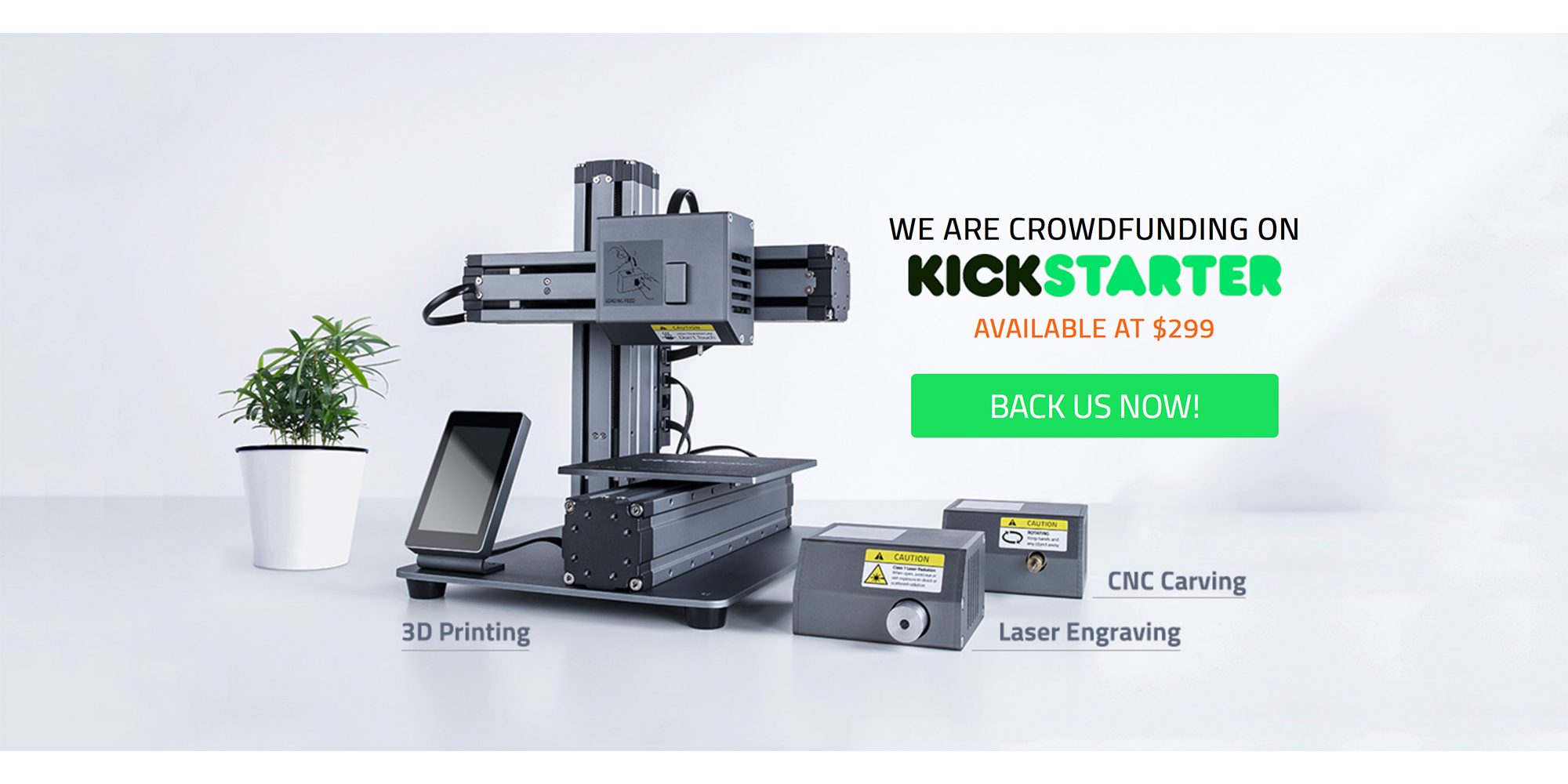 Meet Snapmaker: a reinvented 3D Printer with CNC carving