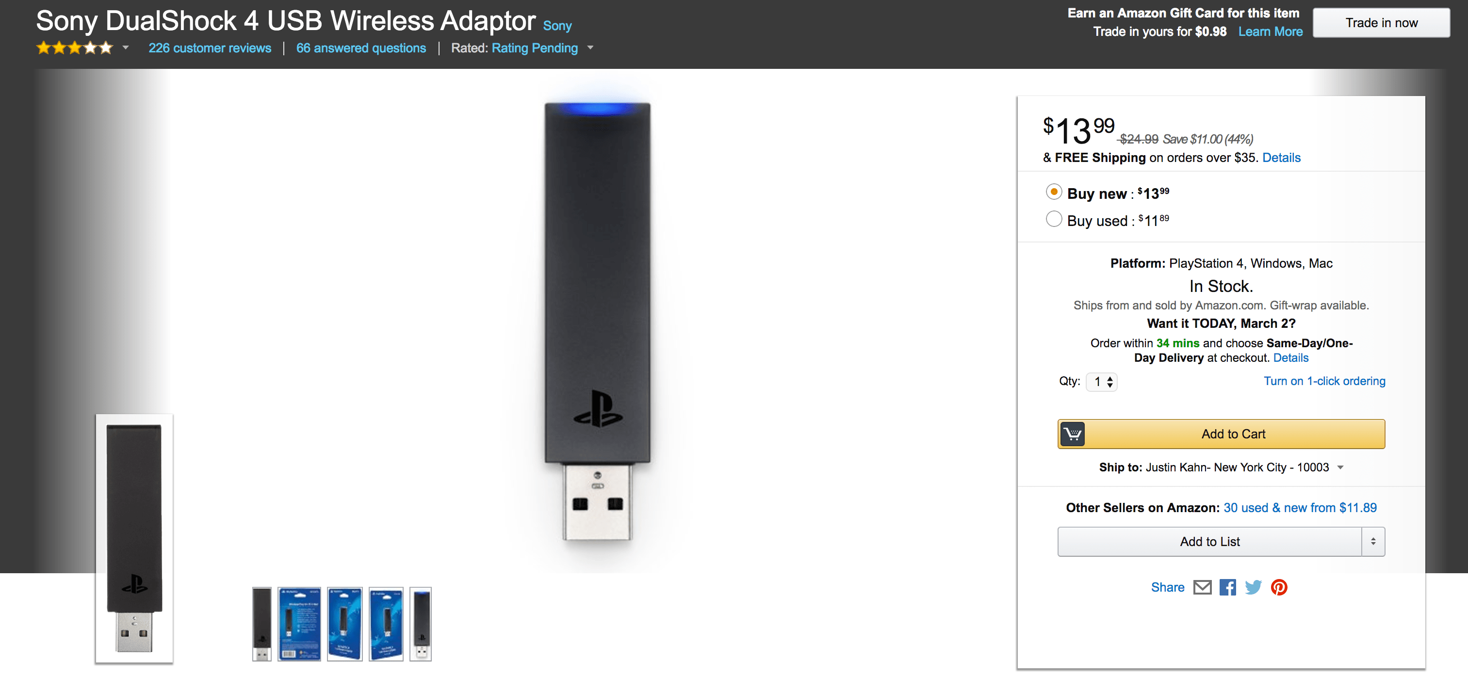Use your PS4 DualShock controller on your Mac & PC w/ the Sony USB ...