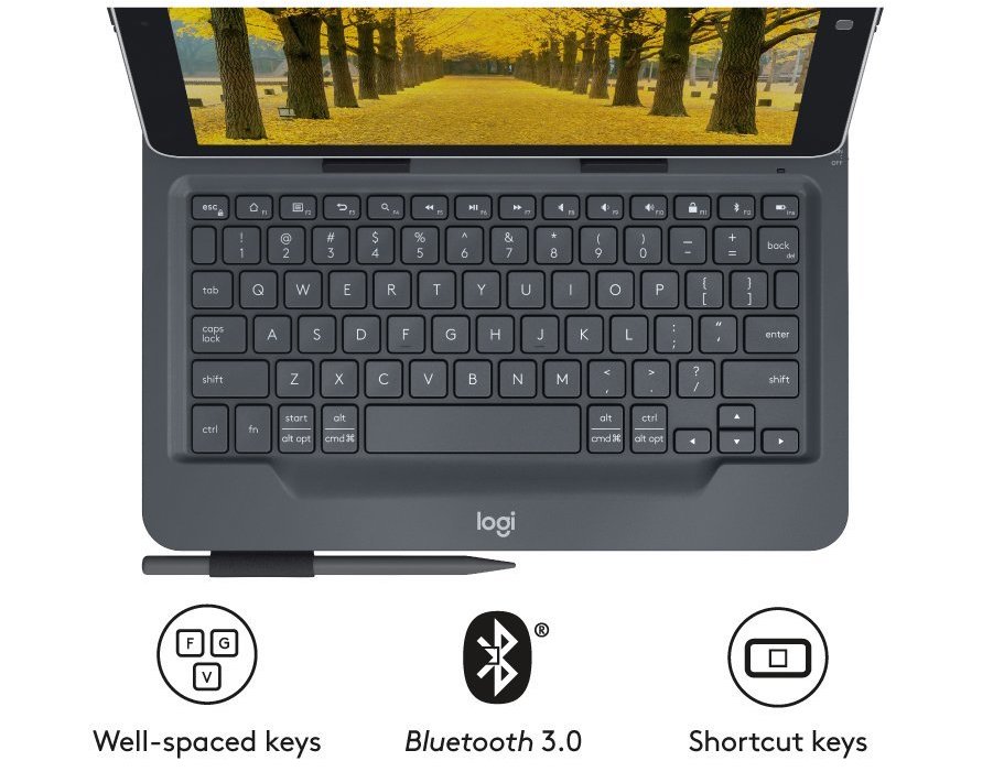 Logitech's new Universal Folio keyboard case fits all iPads and Android ...