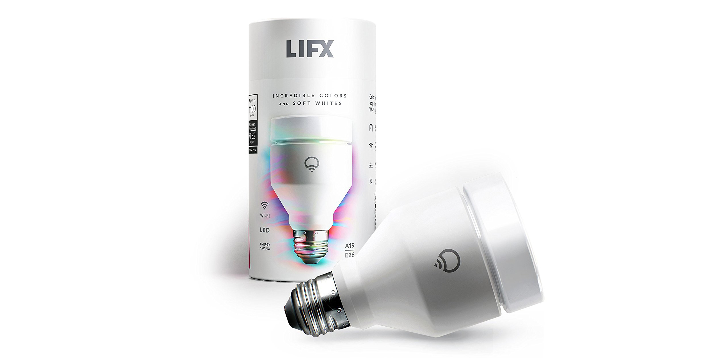 LIFX A19 Wi-Fi Smart LED Light Bulb doesn't require a hub: $45 (Reg. $60)