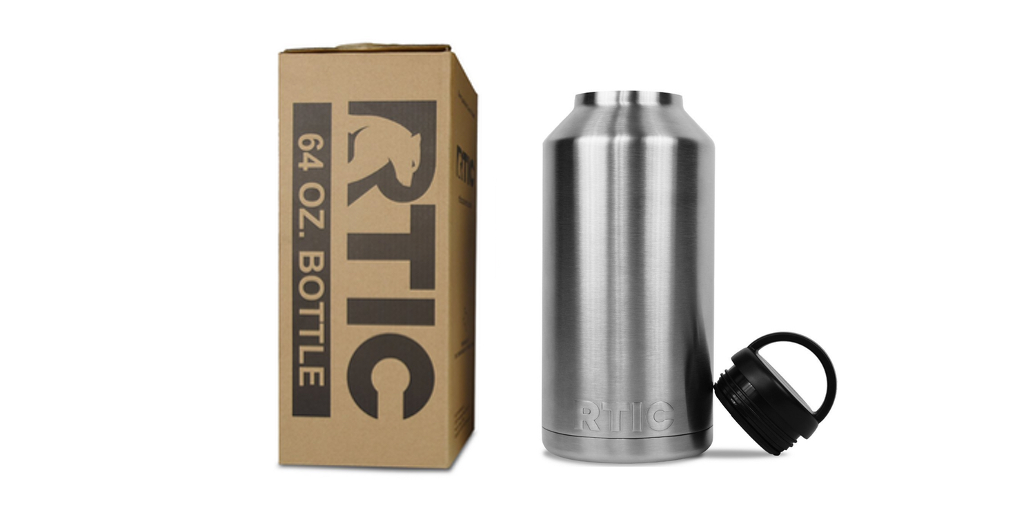 RTIC Stainless Steel 64oz Bottle for $17 shipped