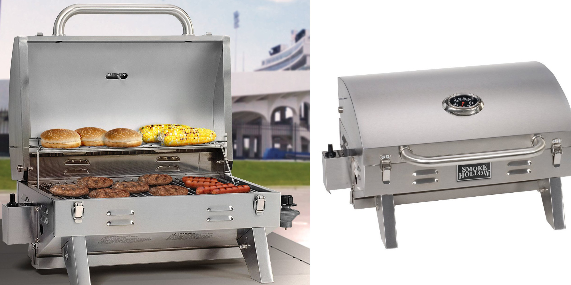 Tabletop Propane Gas Grill from Smoke Hollow for $75 shipped