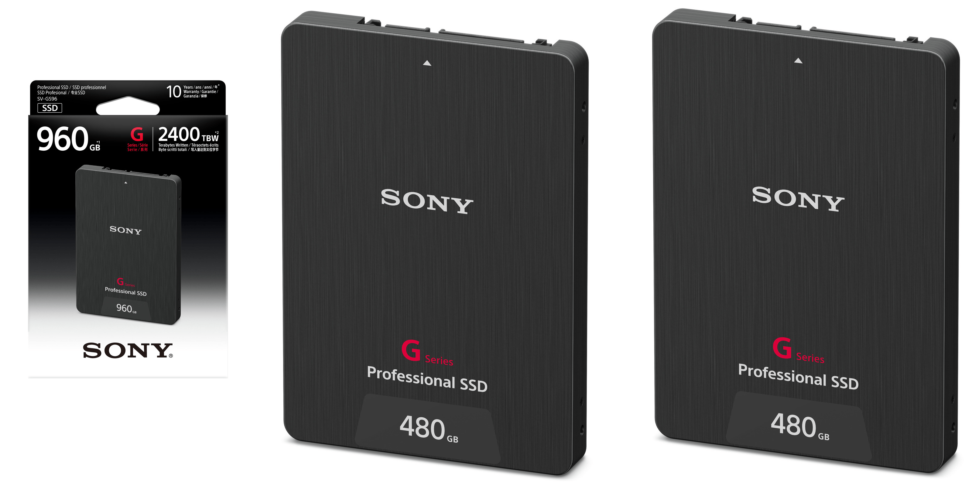 Sony G-Series SSDs for 4K video hit store shelves next month