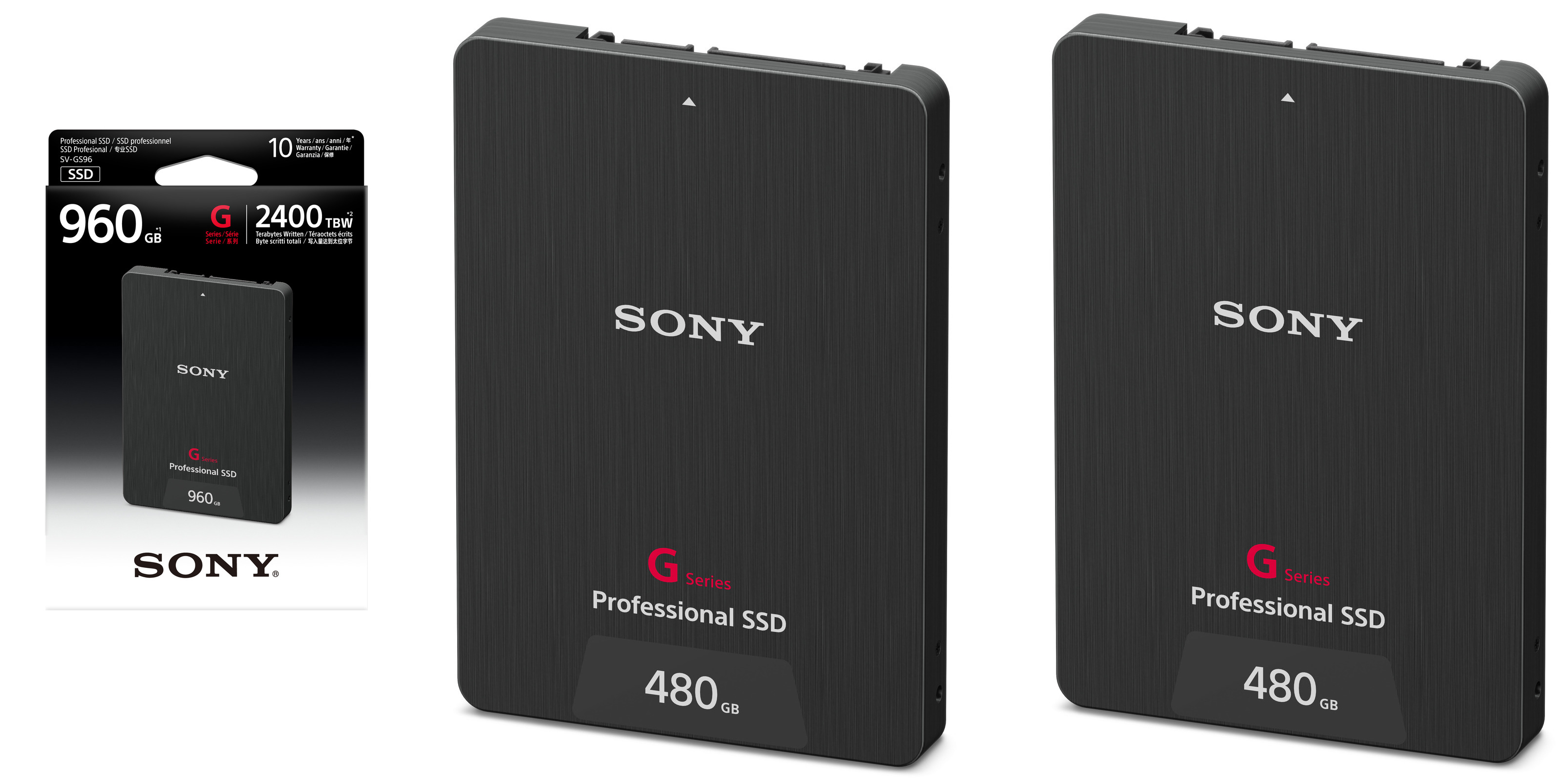 Sony G-Series SSDs for 4K video hit store shelves next month