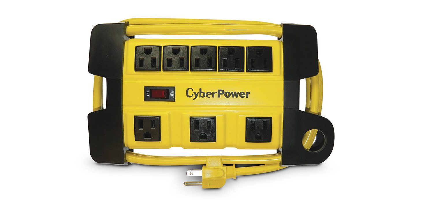 CyberPower Heavy Duty 8-Outlet Power Strip w/ 6-foot Cord: $13.50 (all ...