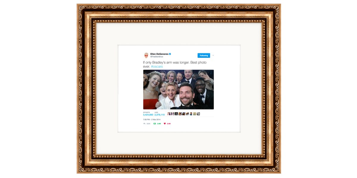 Framed Tweets turns anyone's Twitter speak into a work of art