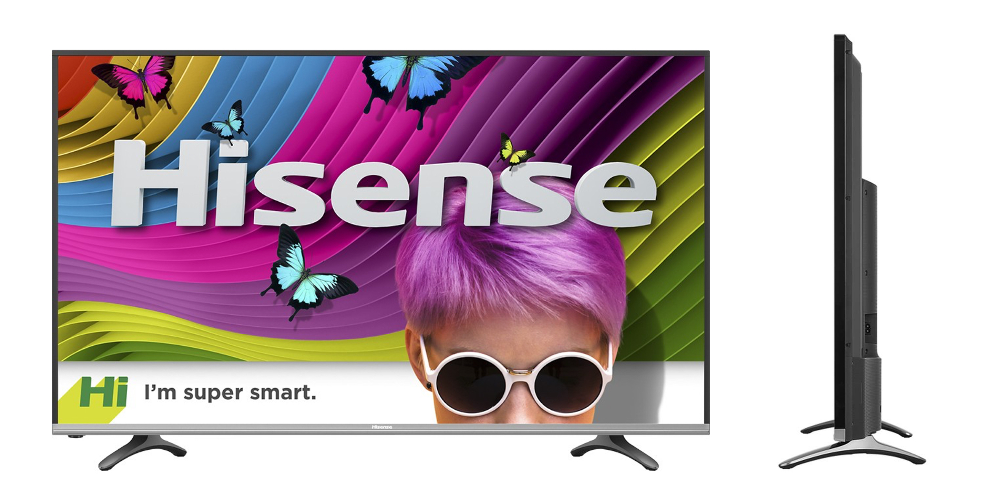 Hisense 50-inch 4K Smart UHDTV w/ 4 HDMI ports (refurb) for $322