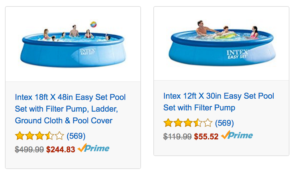 Today's Amazon Gold Box includes Intex Inflatable Pools from $55 shipped