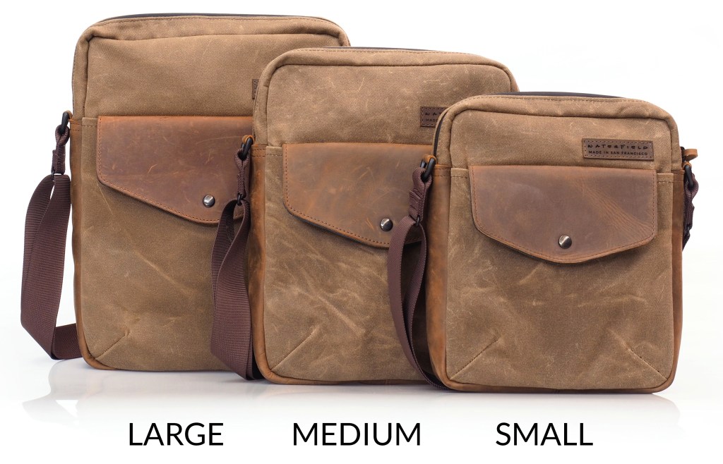 WaterField drops new Bolt waxed canvas/leather Microsoft Surface bag