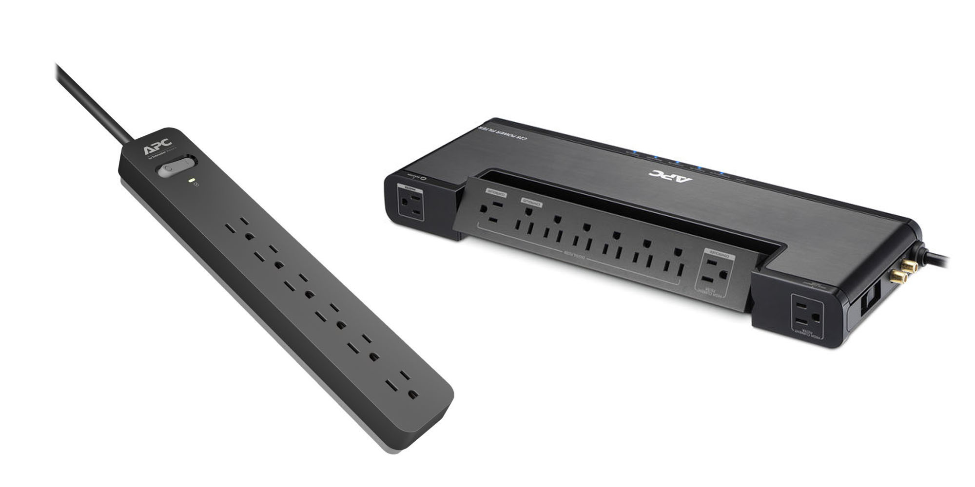 APC top-rated 6 or 10-outlet Surge Protectors on sale from $6