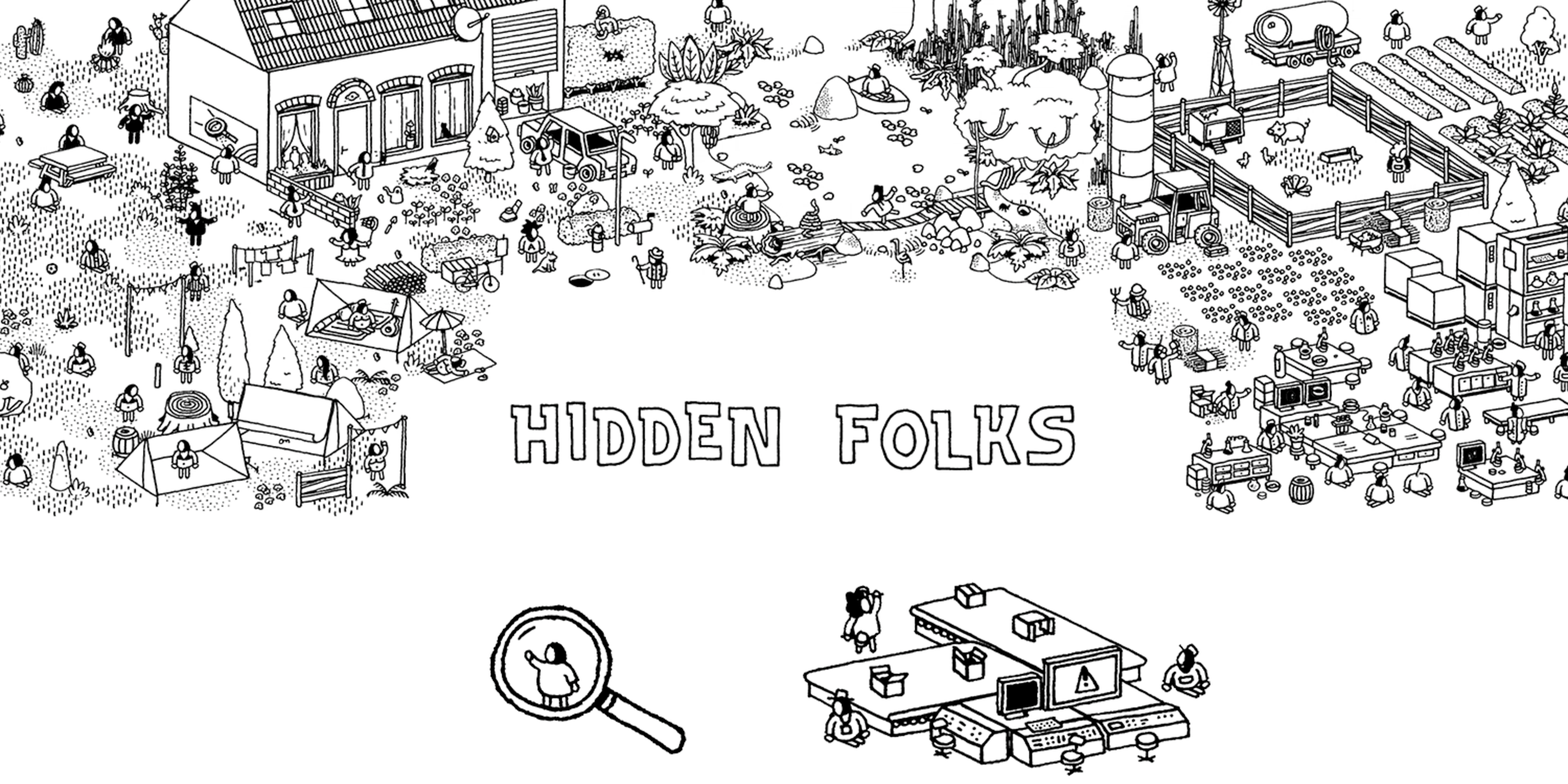 Hidden Folks for iOS is a like an interactive Where's Waldo, now ...