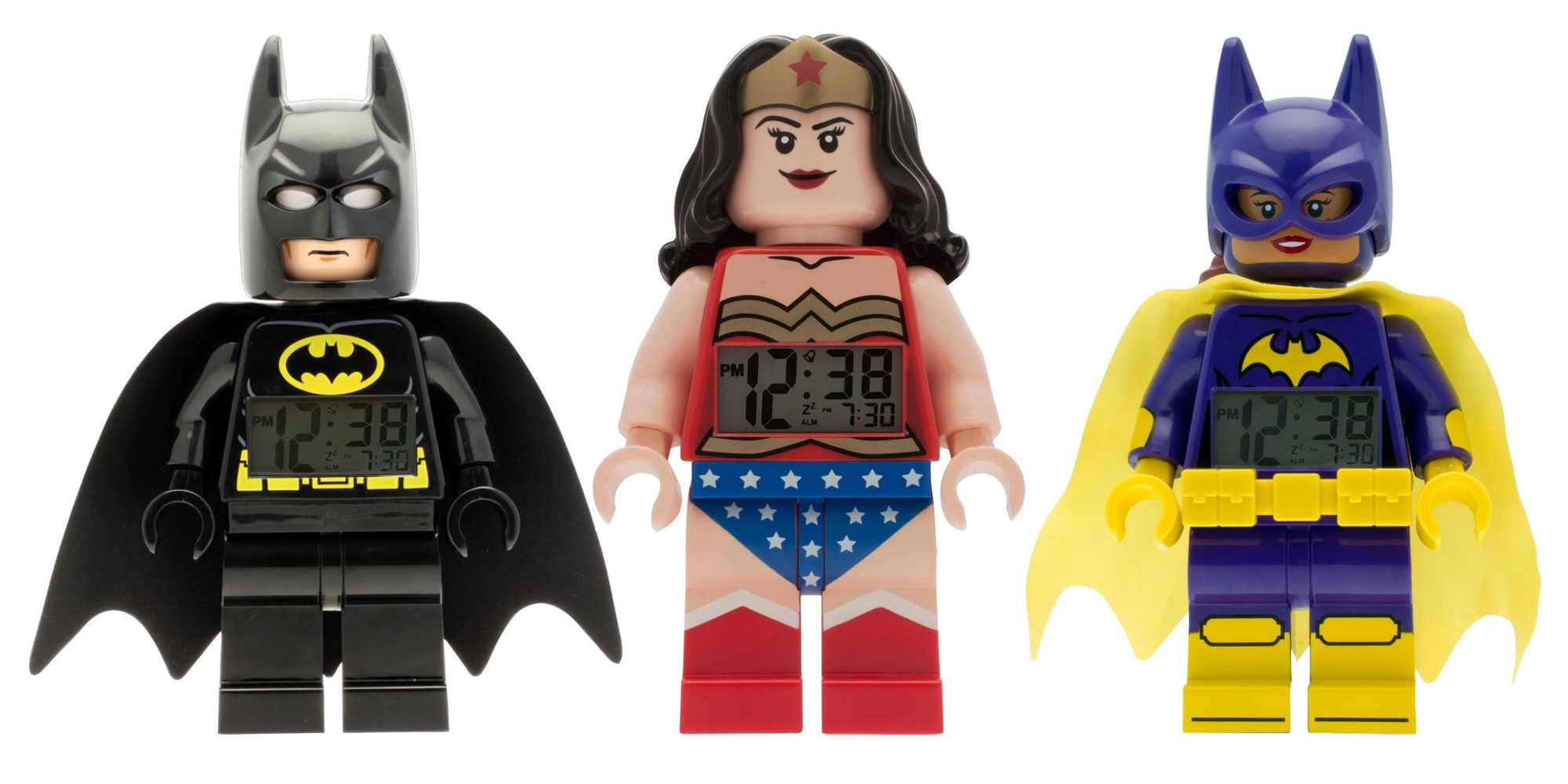 LEGO DC Super Hero Alarm Clocks for $13, more from $6