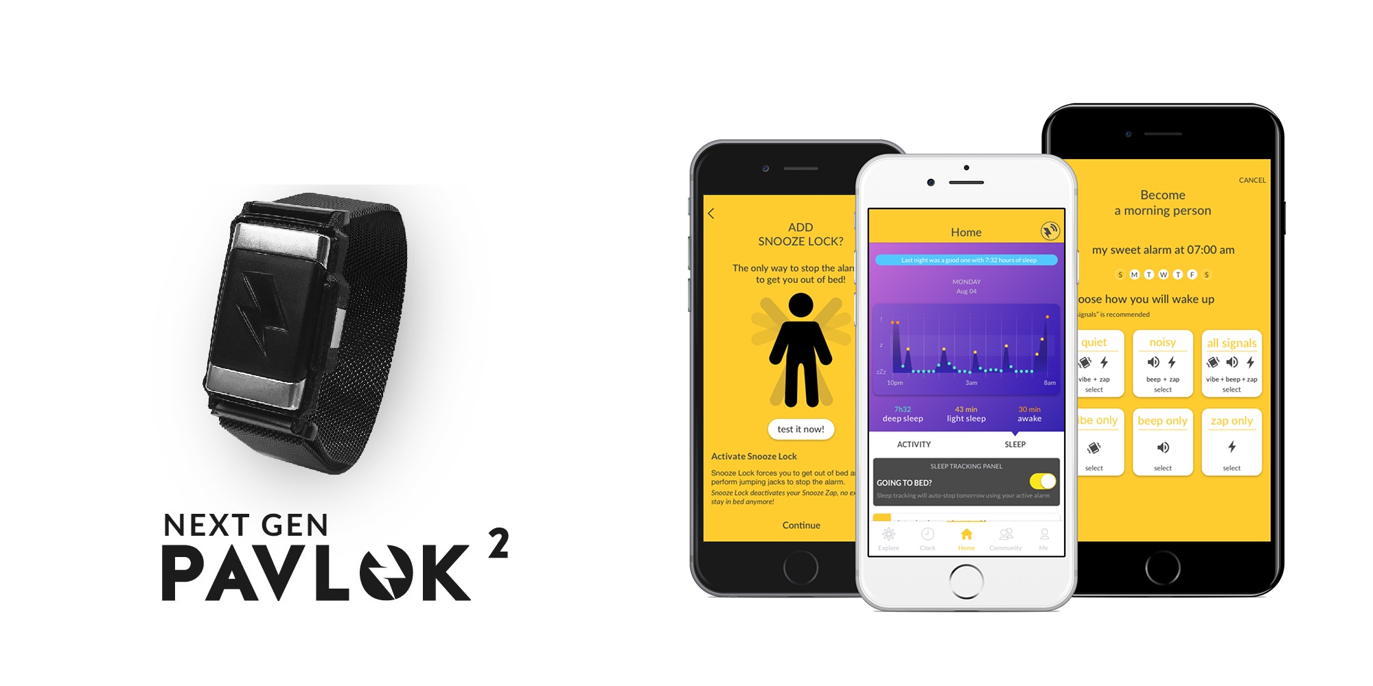 Pavlok Rise shocks you out of bed so you can build better sleep habits ...