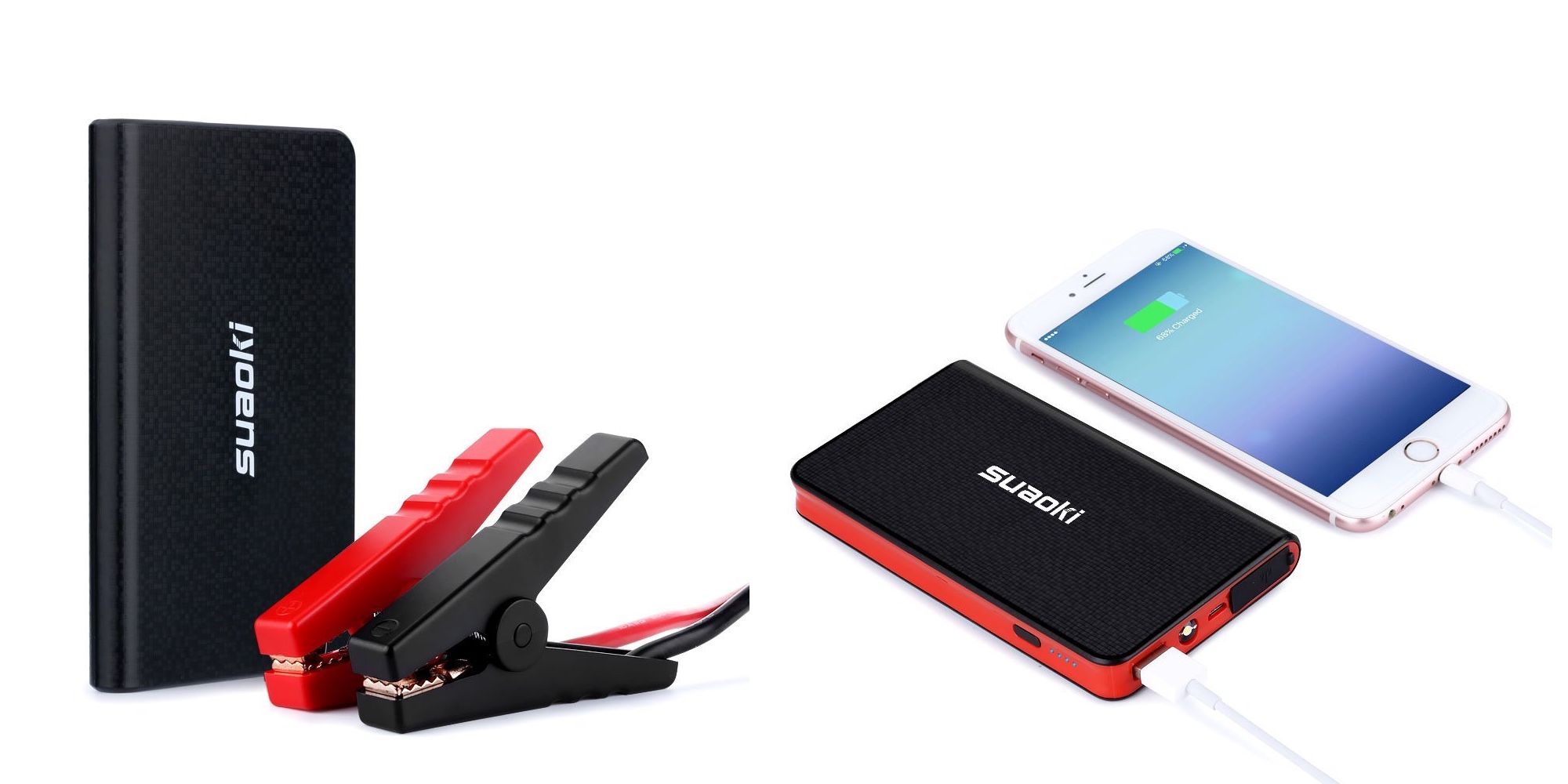 Suaoki Power Bank w/ 400A Peak Jump Starter for $22 Prime shipped ...