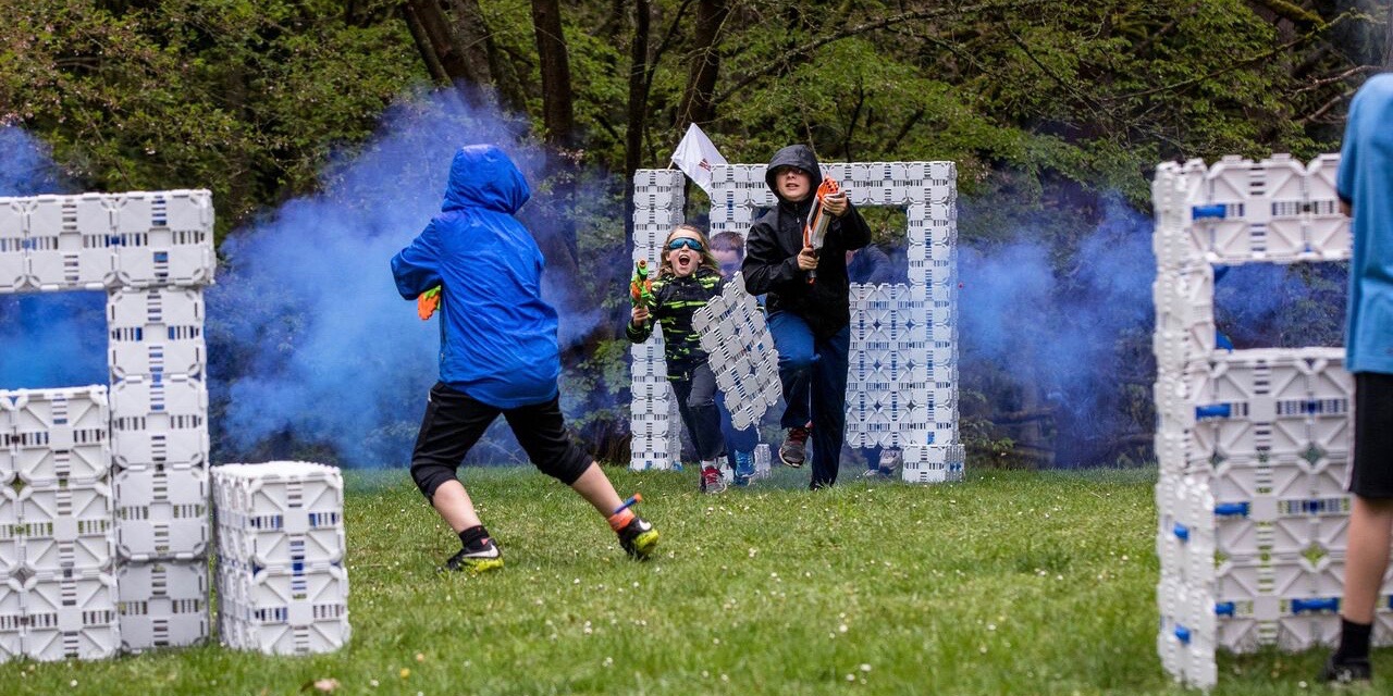 Blaster Boards Bunkers take Nerf battles to the next level