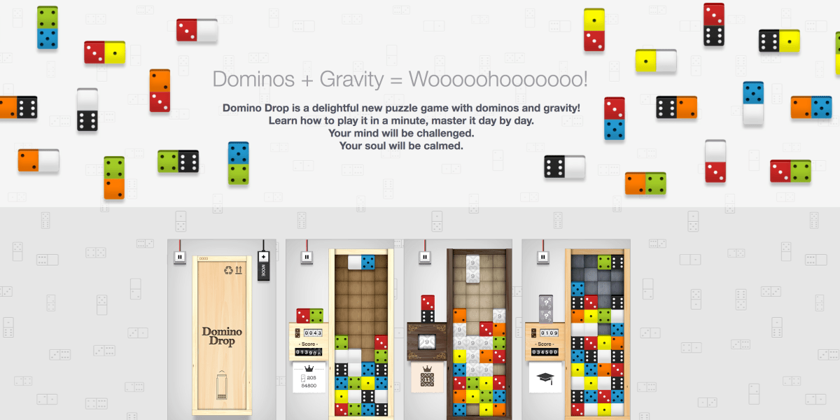 App Store Free App of the Week: Domino Drop gravity puzzler now free on ...