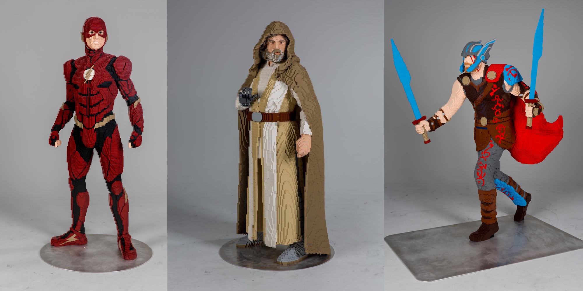 LEGO built life-sized Star Wars and Marvel/DC characters for Comic-Con ...