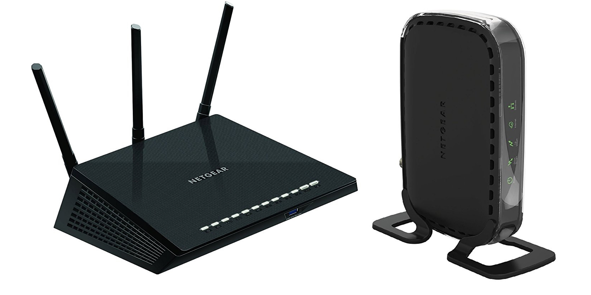 NETGEAR 802.11ac Wi-Fi Router & Modem bundle for $106 (Reg. $150)