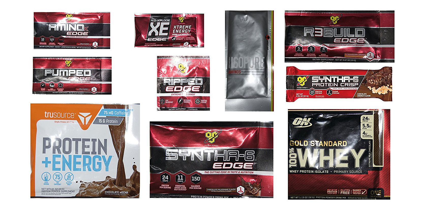 Amazon includes an $8 credit w/ this Optimum Nutrition Sampler, making ...