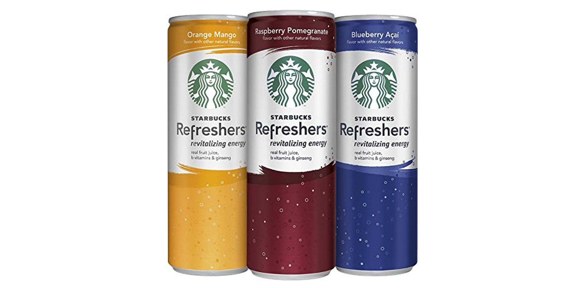 Starbucks Refreshers Variety 12-pack 30% off via Amazon Subscribe & Save