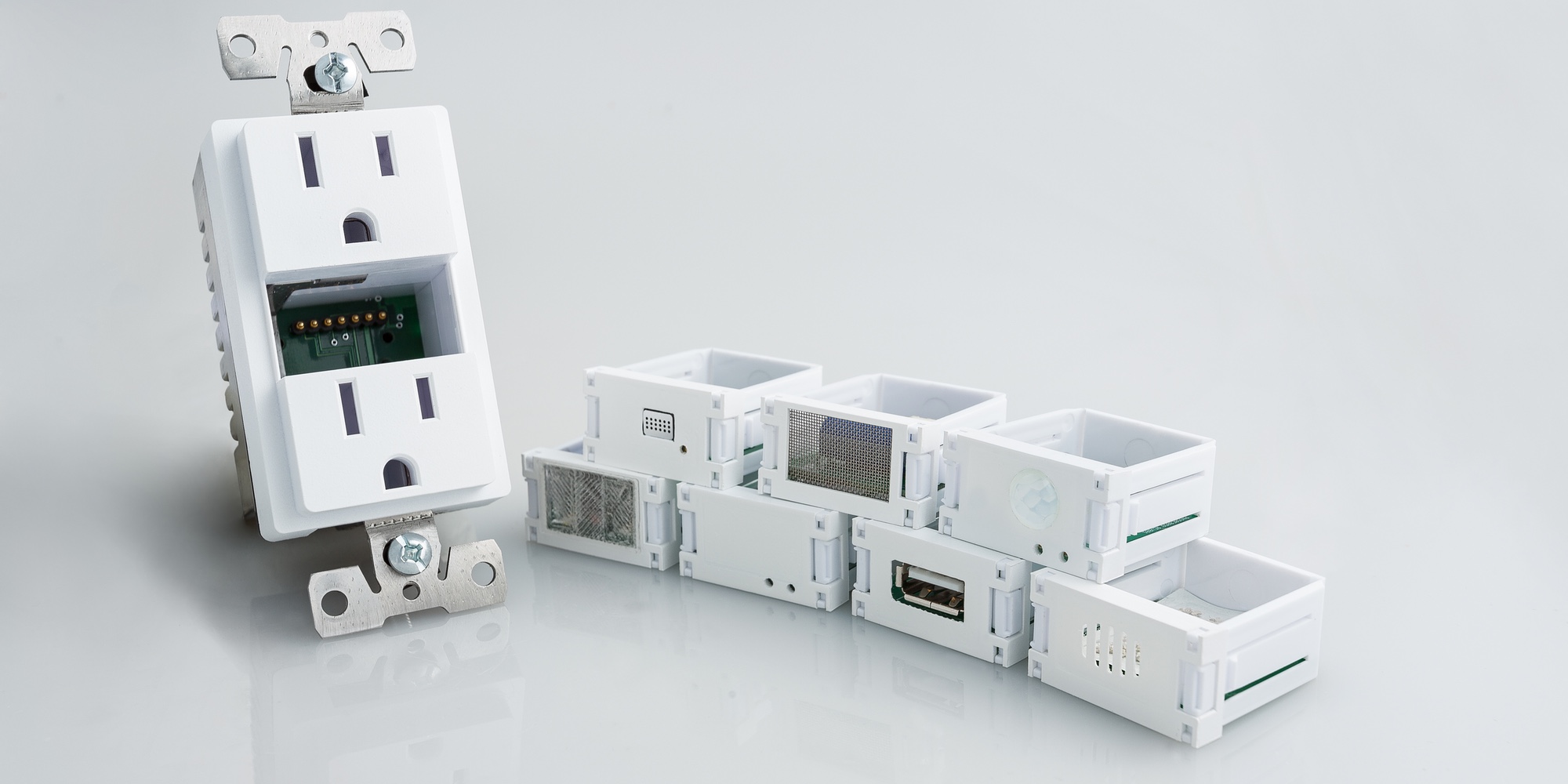 Swidget modular plug makes your home smarter one outlet at a time