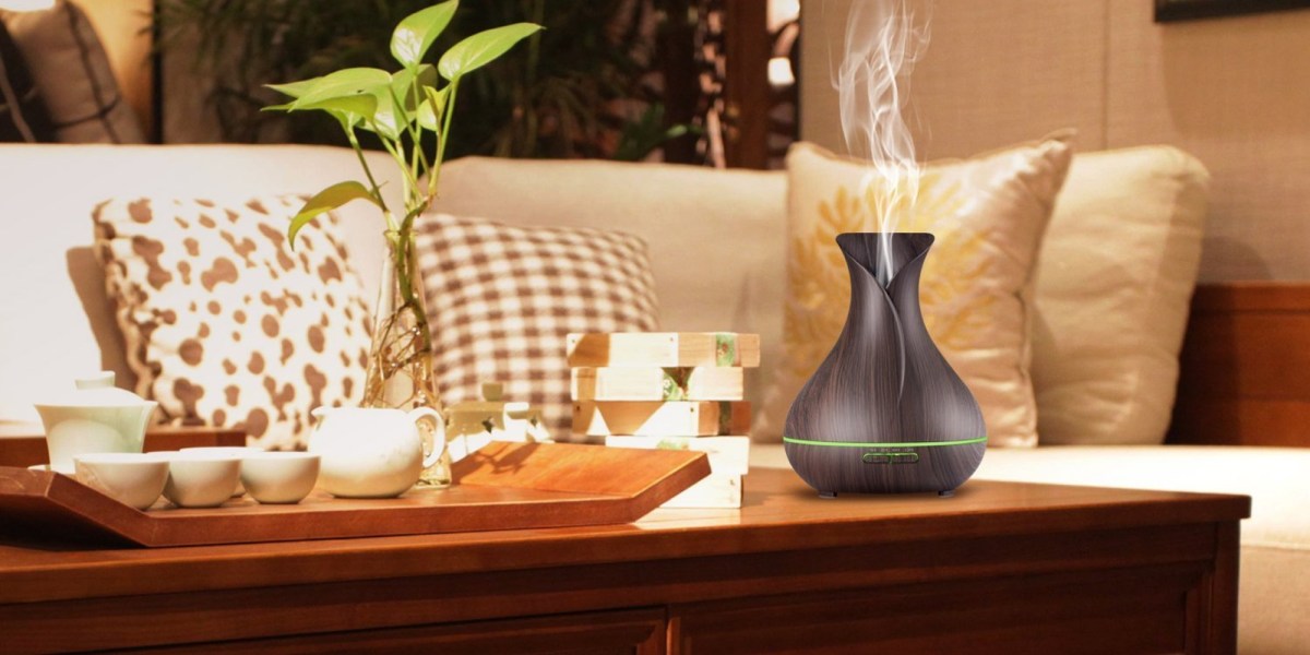 OliveTech 400ml Ultrasonic Oil Diffuser and Humidifier $34 shipped