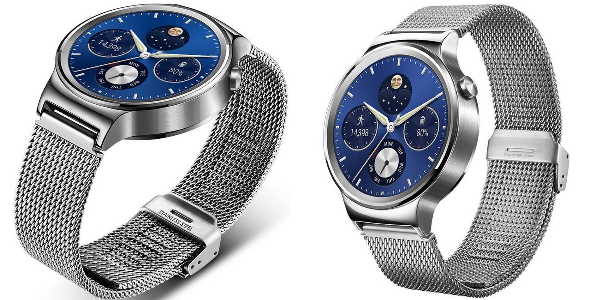 Huawei Watch 42mm Stainless Steel Smartwatch w/ extra band $175 (Reg ...