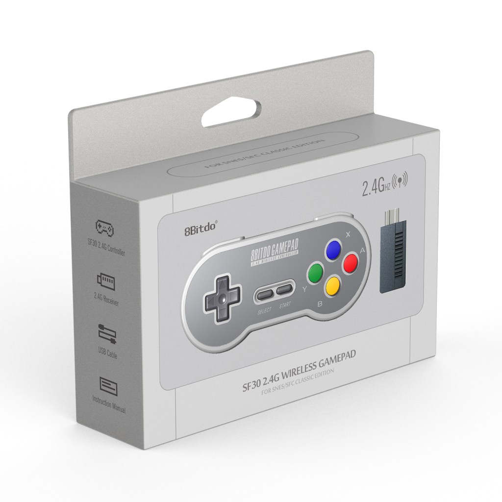 8Bitdo delivers two SNES Classic wireless controllers on launch day ...