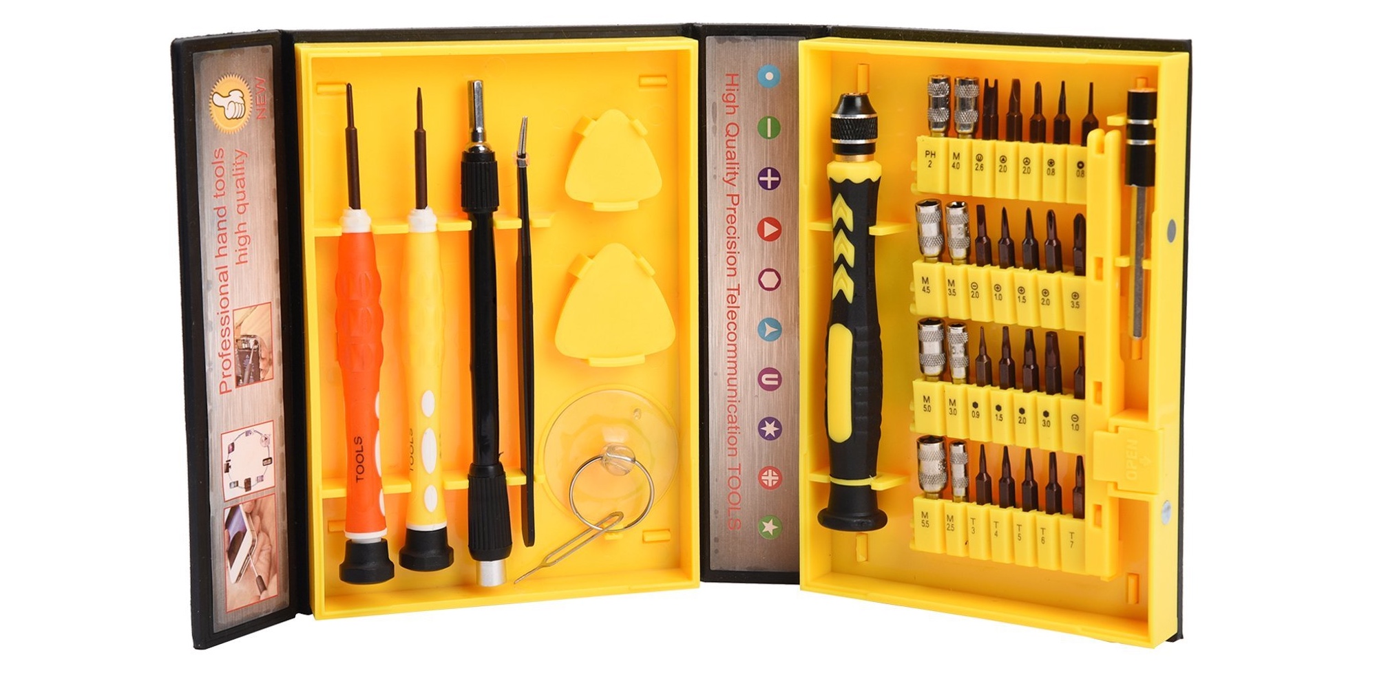 Take apart anything with this 38-in-1 precision screwdriver tool kit for $8