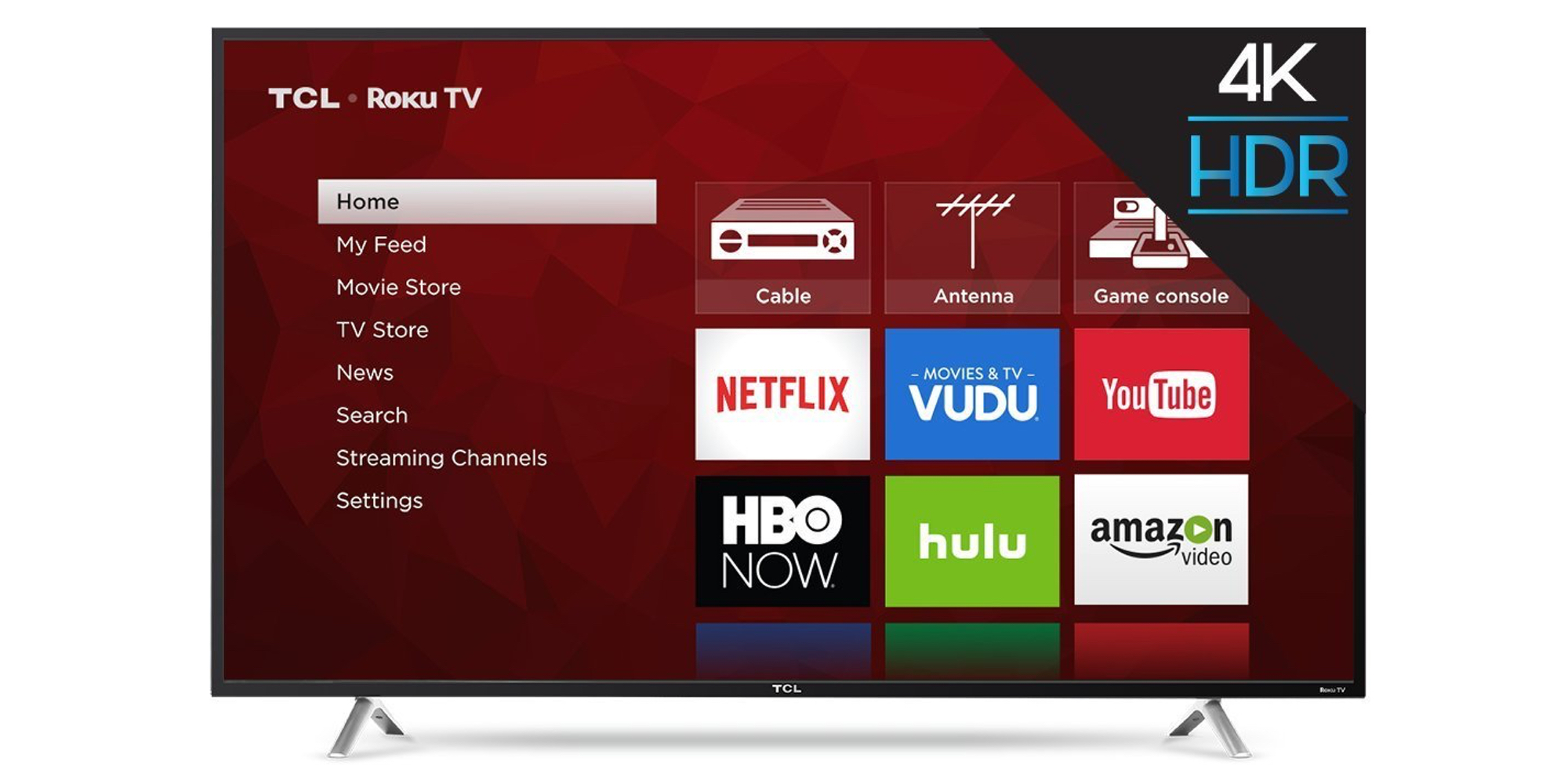 Gear up for Football season w/ the TCL 55-inch Roku-enabled 4K UHDTV ...