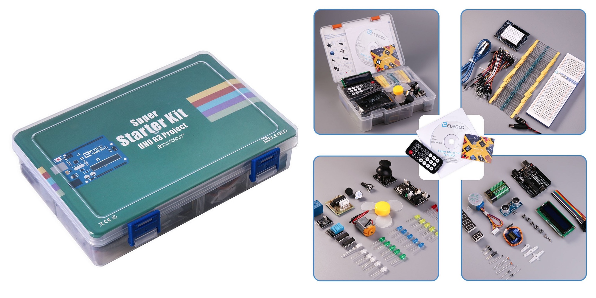 Start tinkering with the Elegoo UNO Project Arduino Super Starter Kit ...