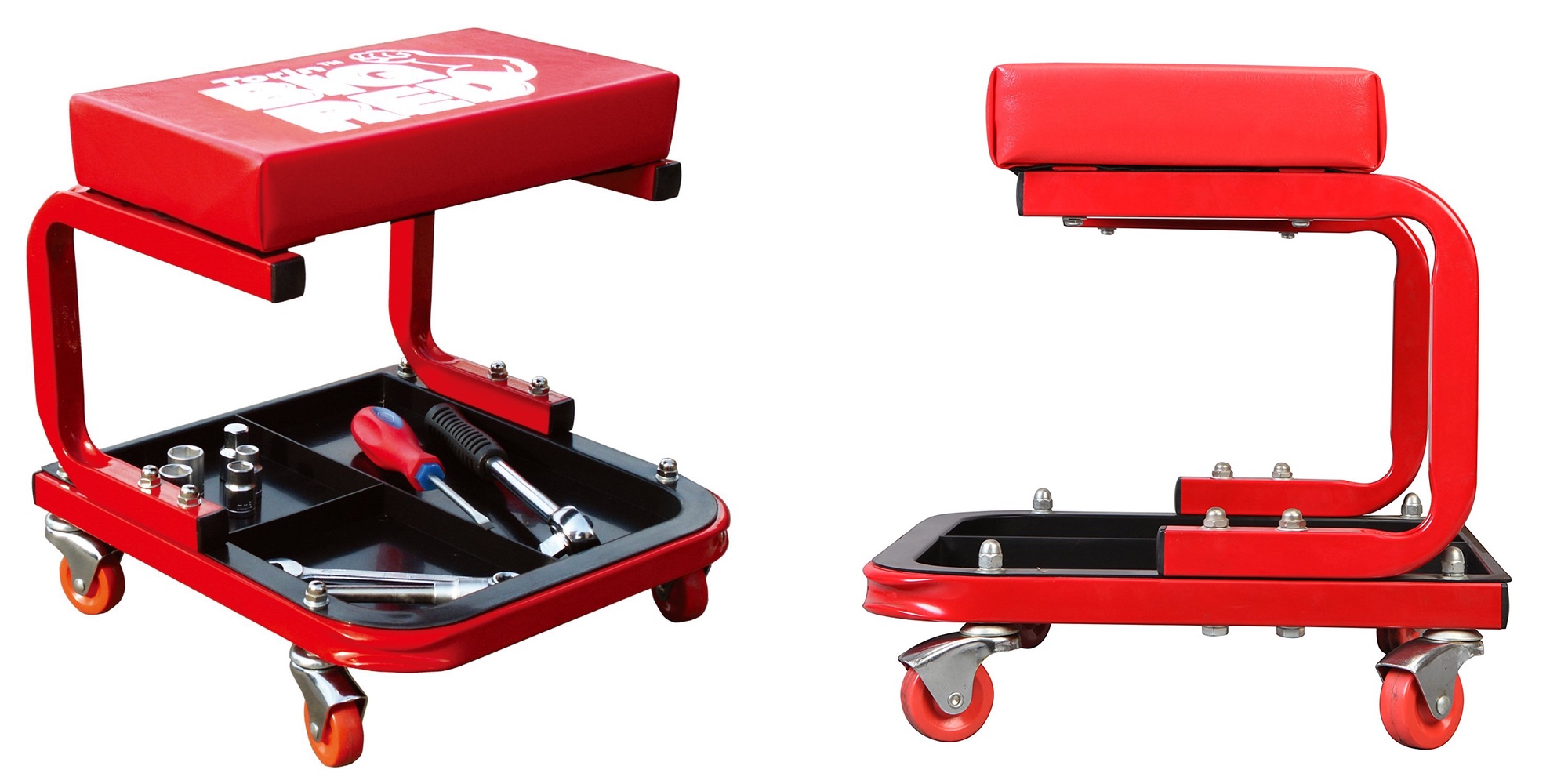 Get to work on your car with the Torin Rolling Garage Seat for only $10 ...