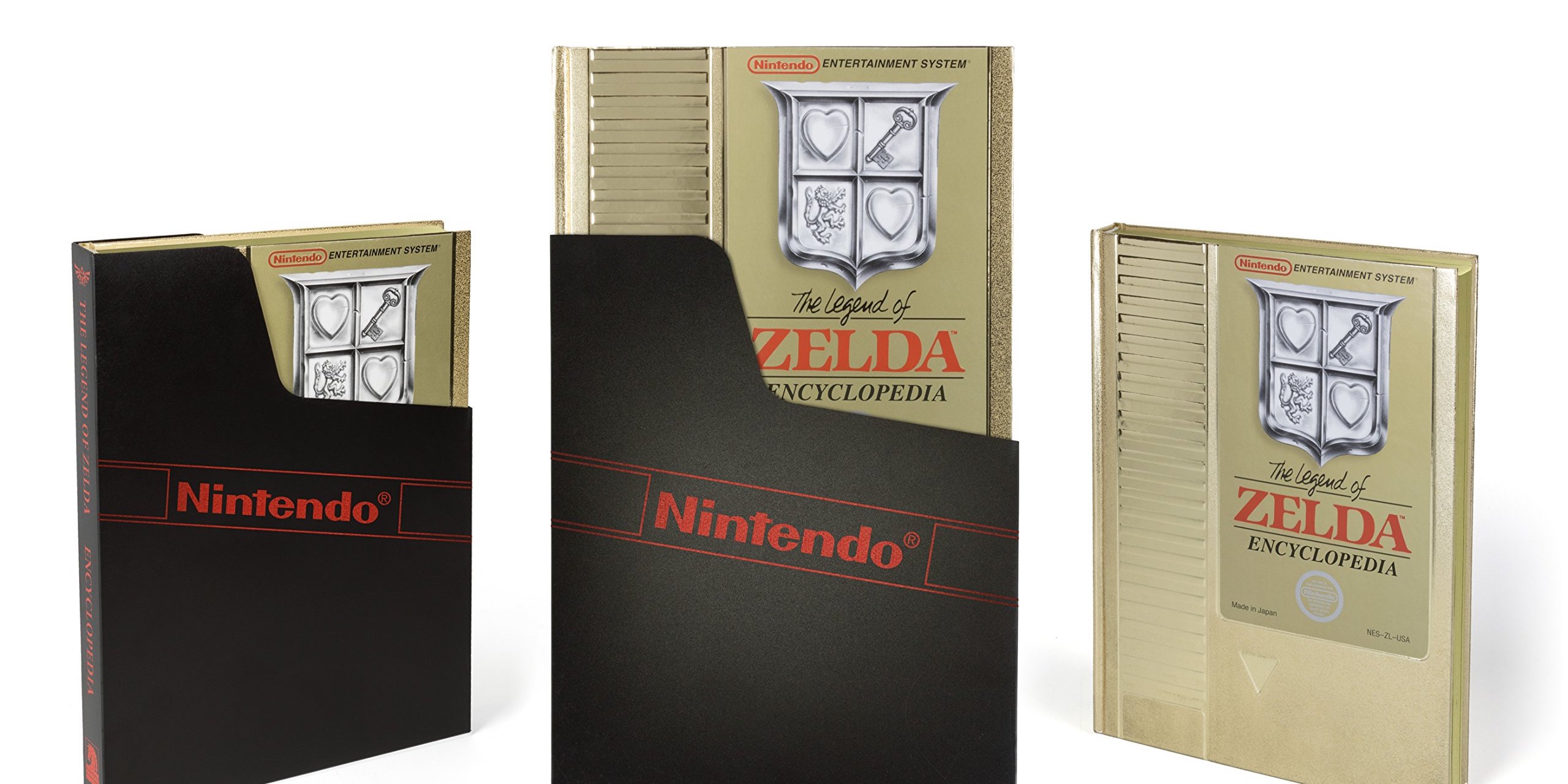This giant all-gold NES cart is actually the Zelda Encyclopedia Deluxe ...