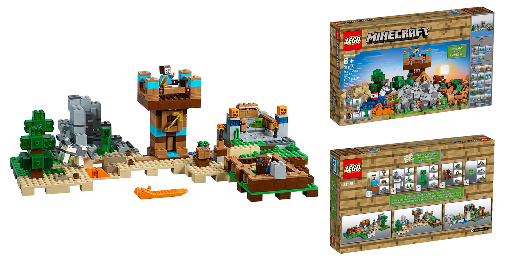 LEGO Minecraft Crafting Box 2.0 set hits Amazon low at $48 (Reg. $60 ...