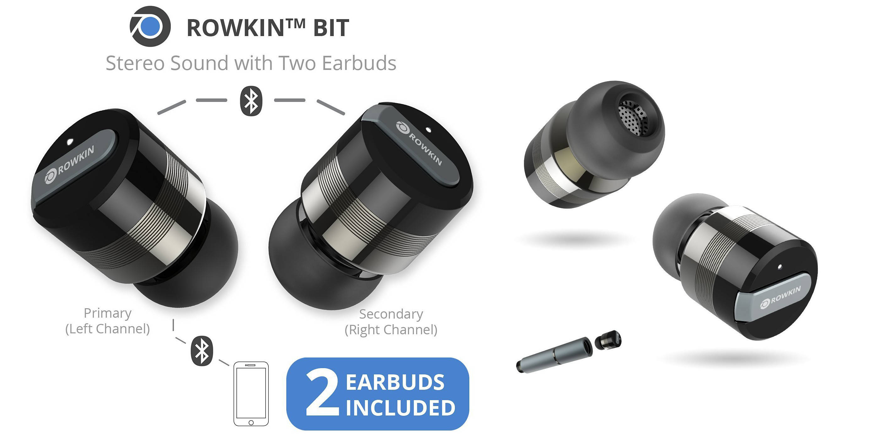 Rowkin's Bit Truly Wireless Earbuds + Charging Case drops to $80 ...