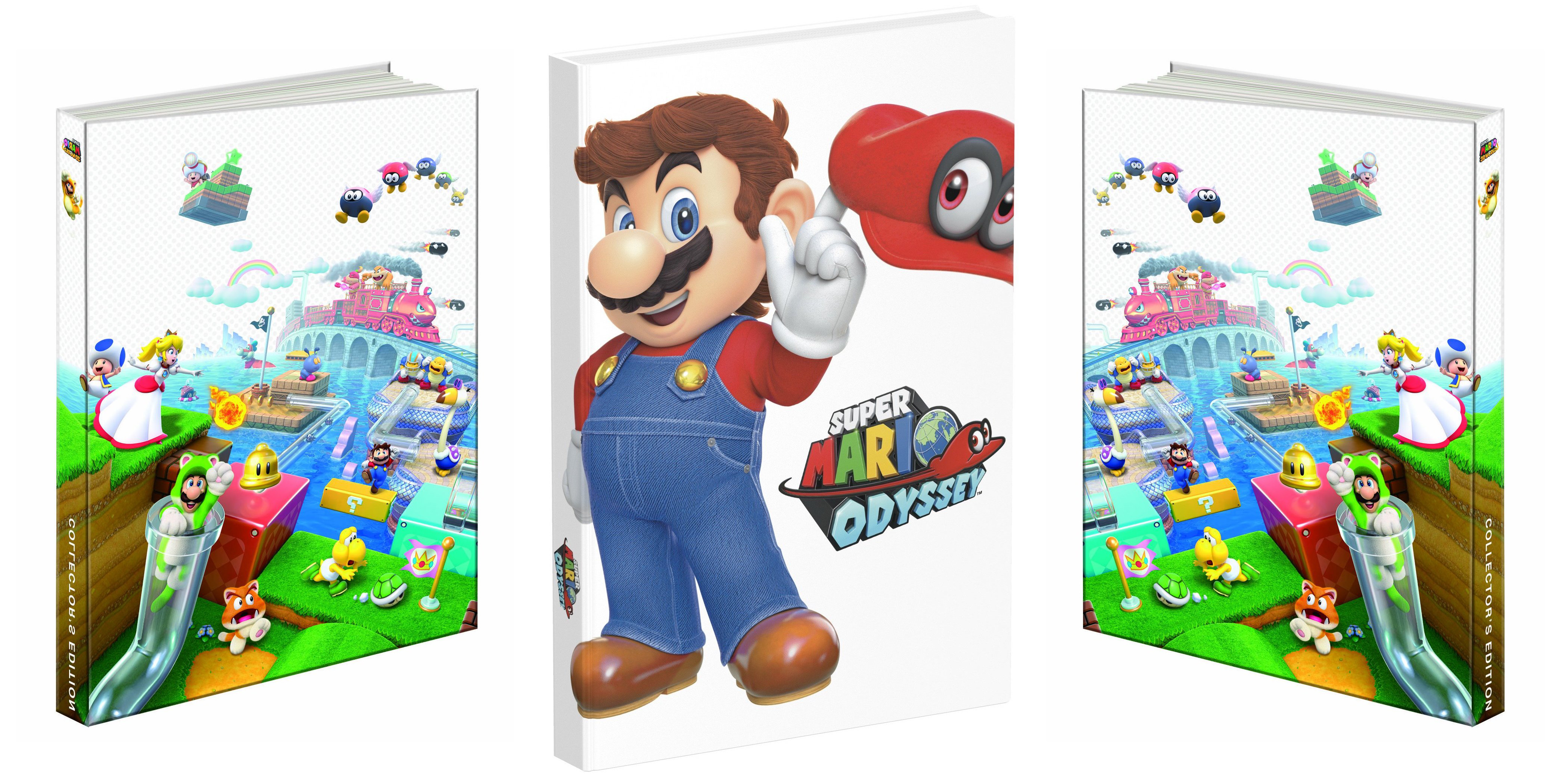 Super Mario Odyssey game guides: paperback $11, hardcover CE $30, more