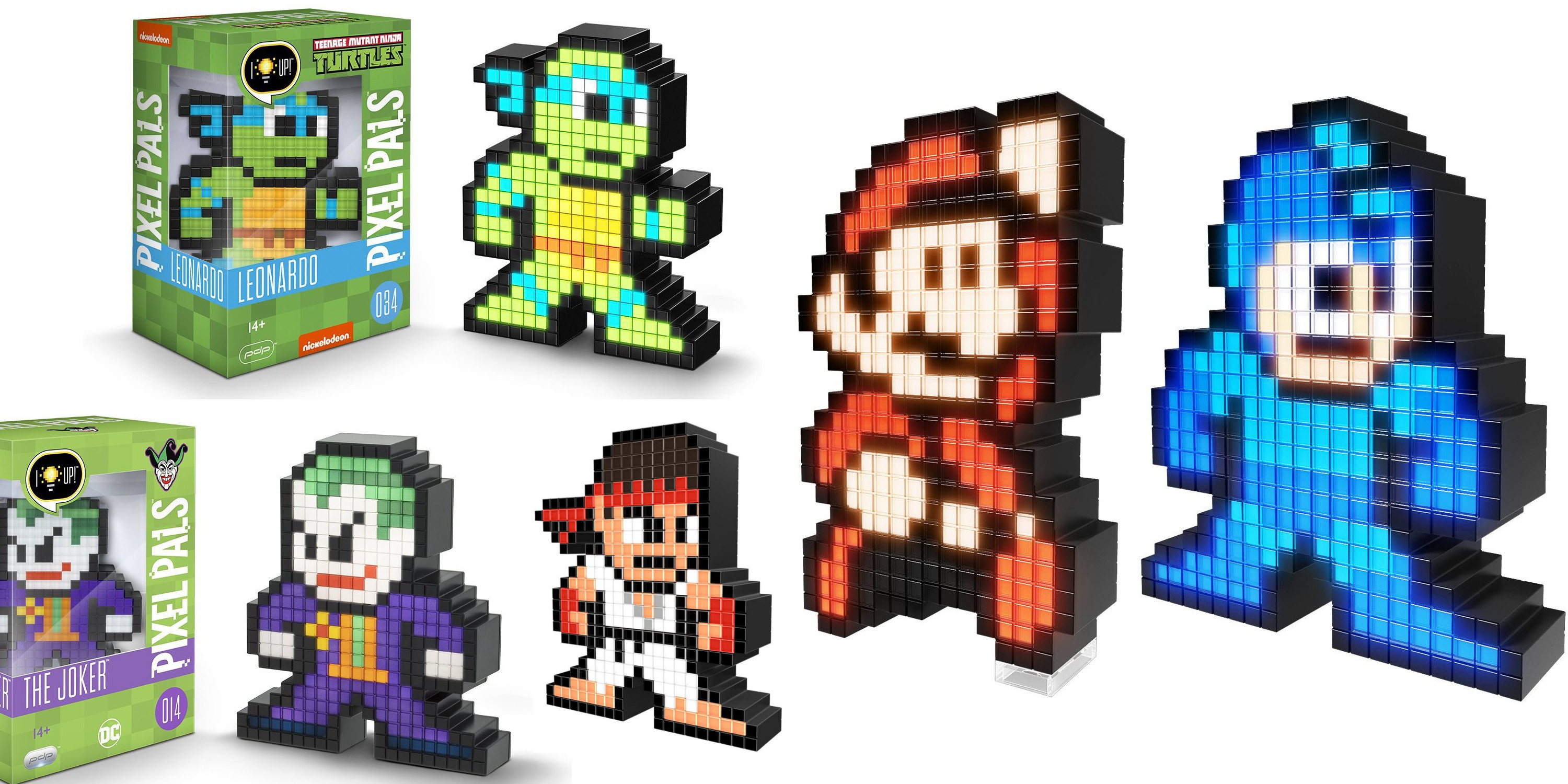 PDP's light-up Pixel Pals drop to just $10 ea: Mario, Mega Man, Sonic ...