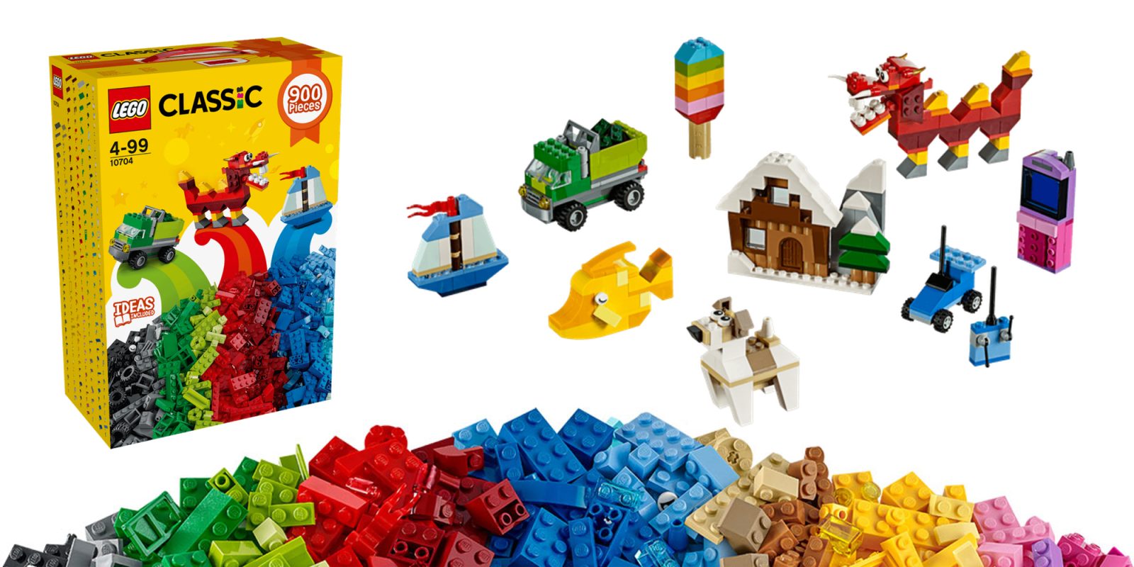 Score a massive lot of 900 LEGO Bricks for just $20 w/ this Creative ...