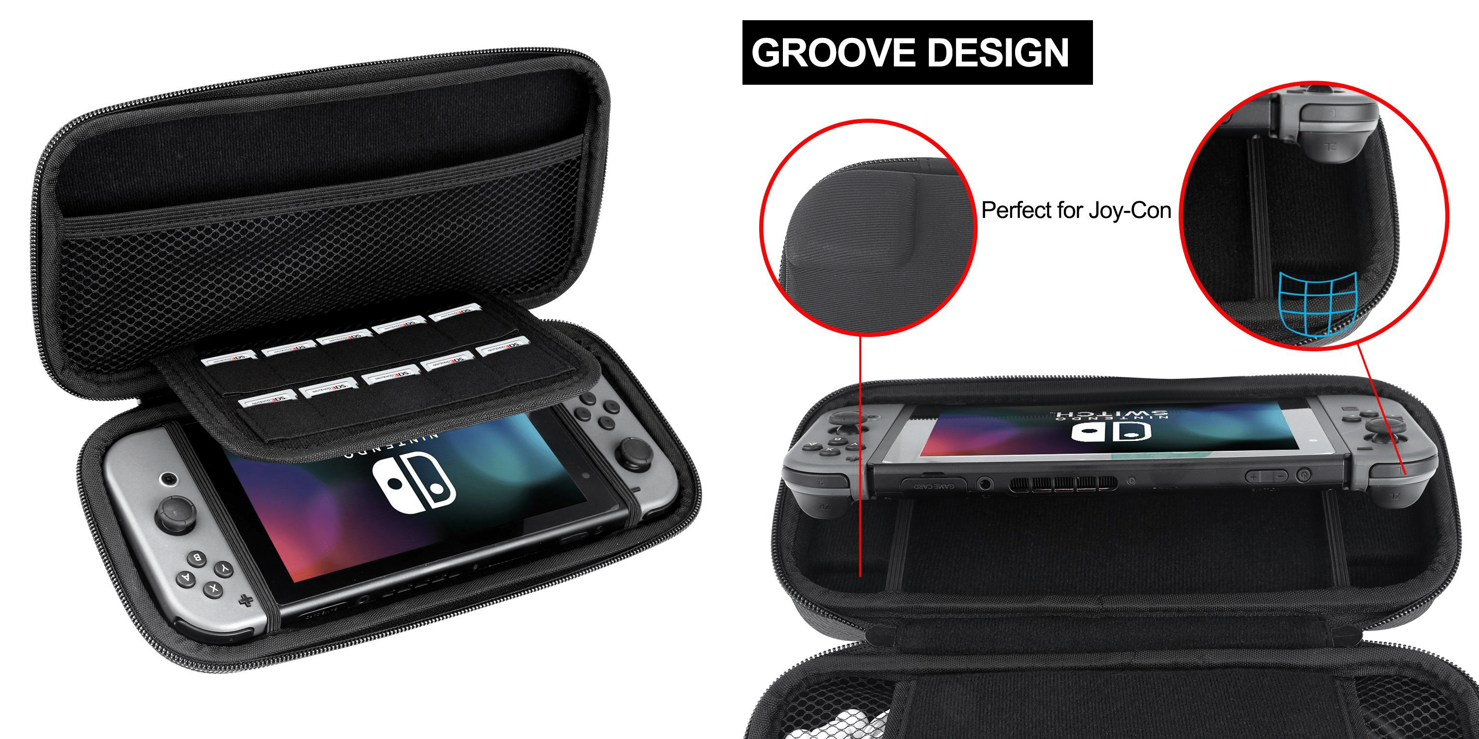 Grab this Nintendo Switch Carrying Case w/ 10 game holder slots for $8 ...