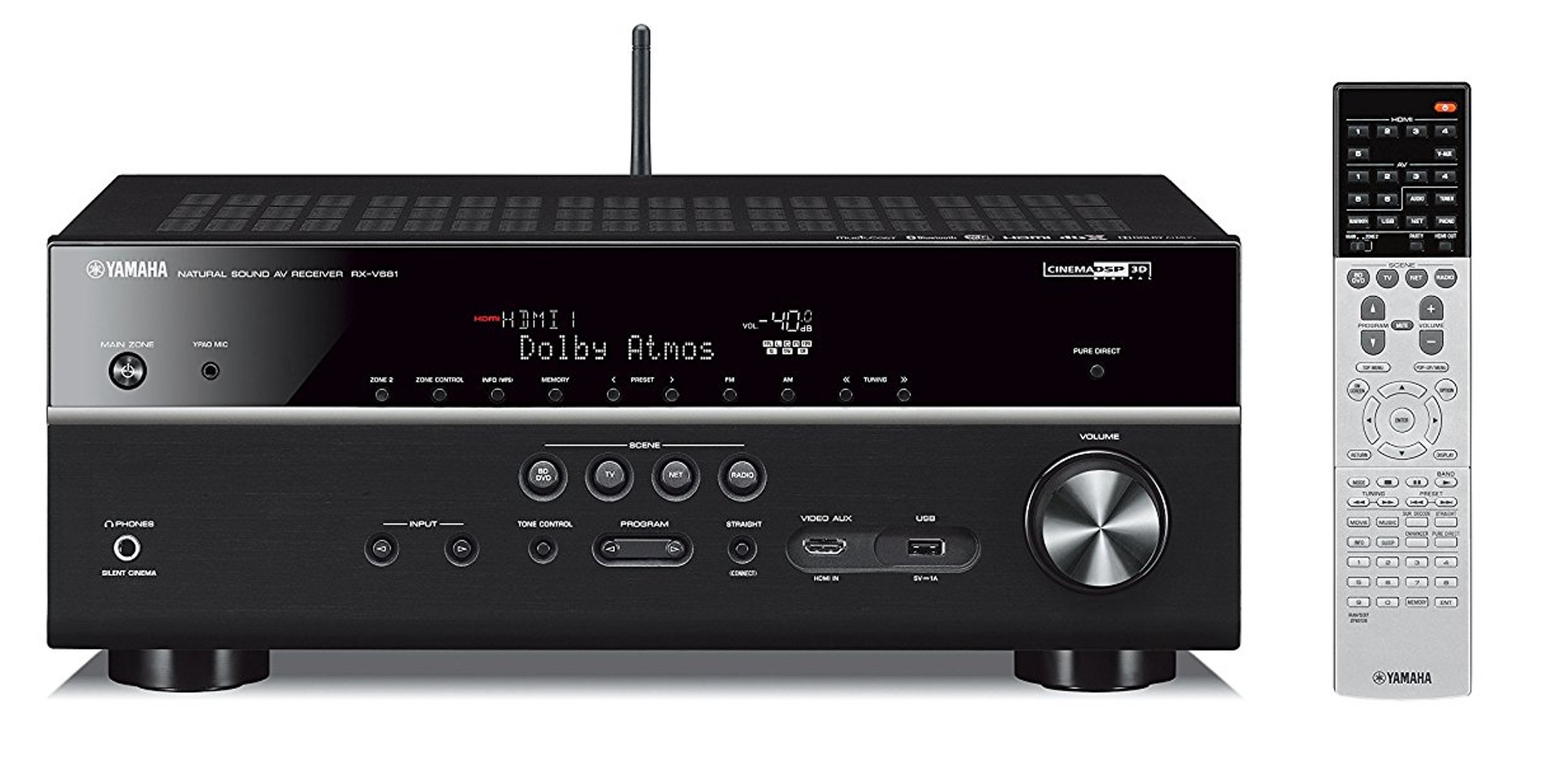 Yamaha 7.2-Ch. MusicCast AV Receiver with Bluetooth & AirPlay for $340 ...