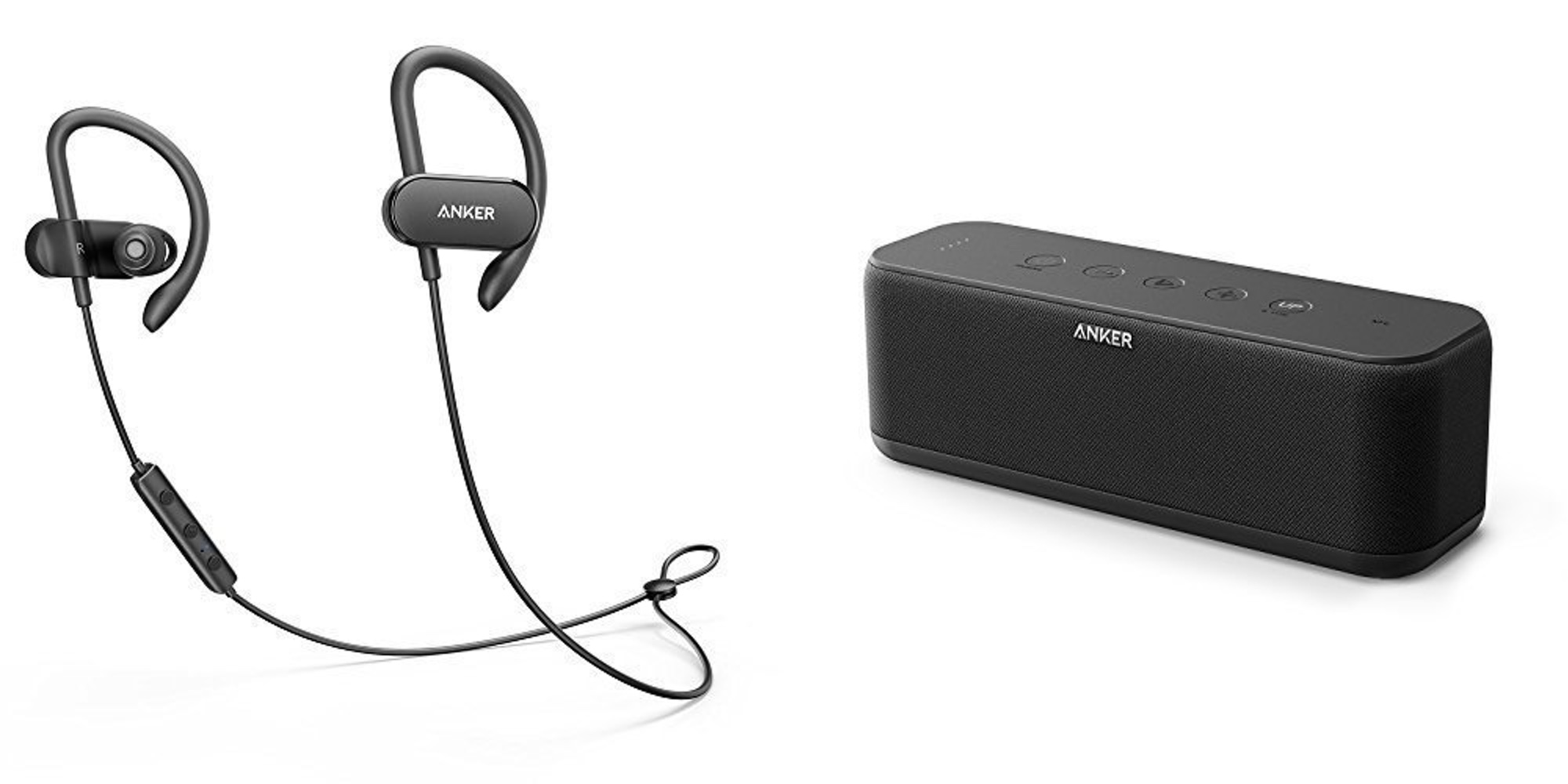 Anker SoundBuds Bluetooth Headphones $19, Anker SoundCore Bluetooth ...