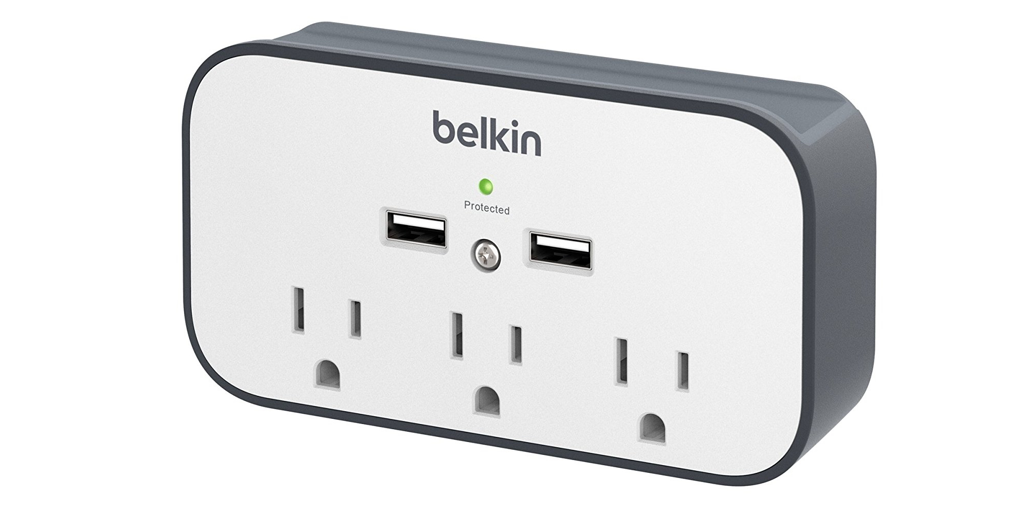 Wrangle your cables using the Belkin Wall Mount w/ Dual USB Charging ...