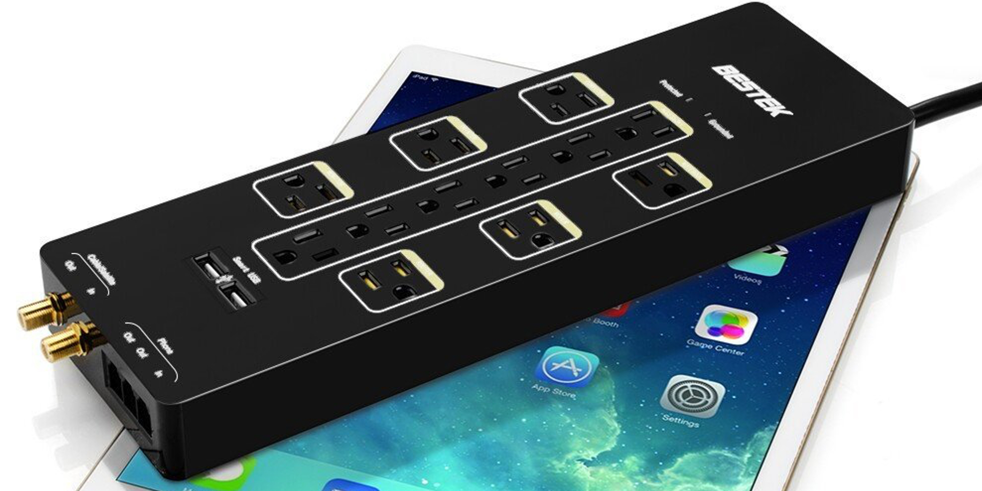 Smartphone Accessories: iClever Smart Power Strip with 3 USB and 3 AC ...