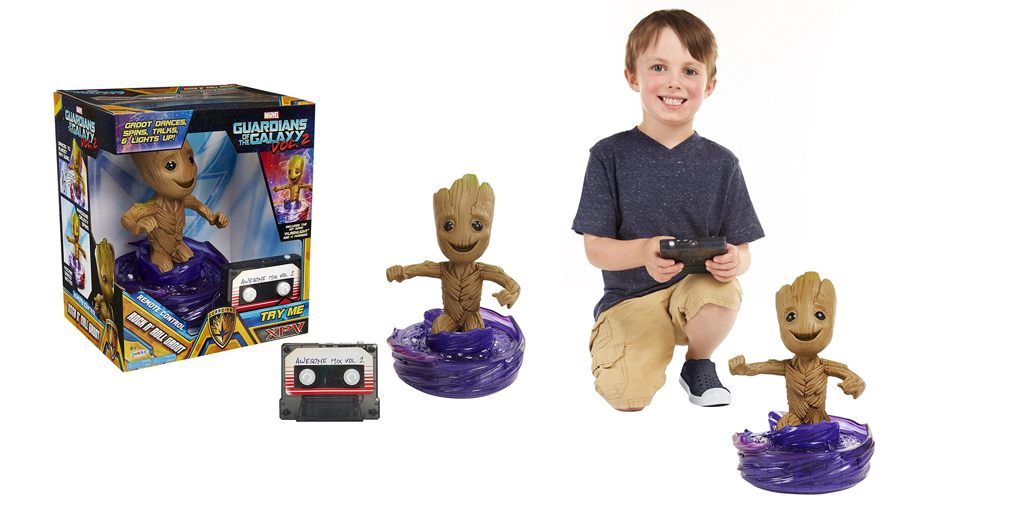 Dance your heart out w/ Rock n Roll RC Groot for $14.50 Prime shipped ...
