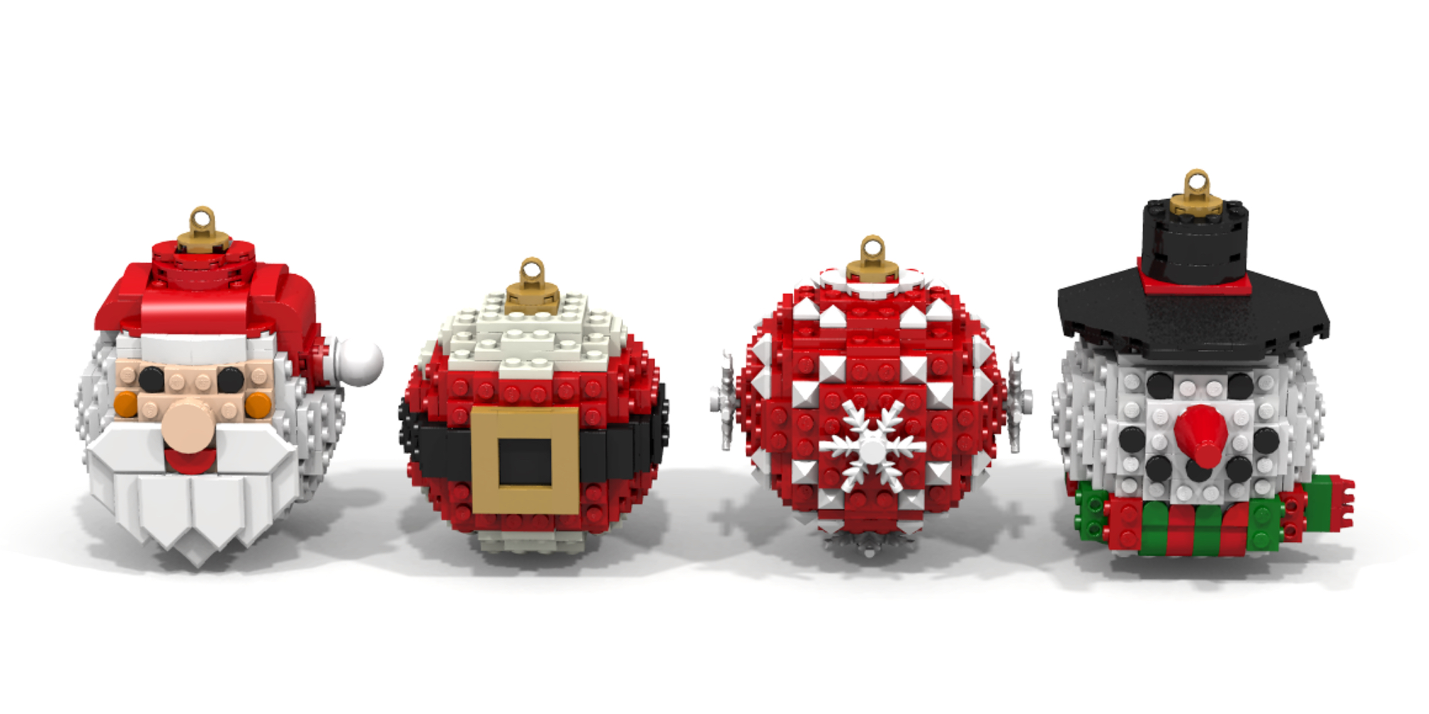 December's distinguished LEGO Ideas models: Christmas Ornaments ...