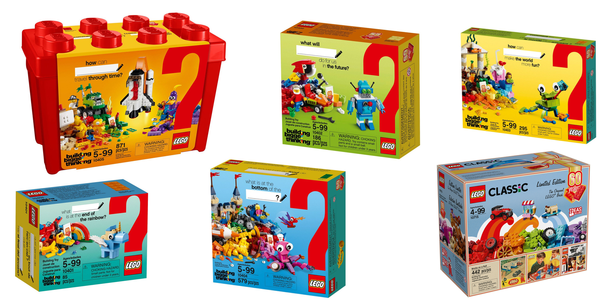 The 60th Year of the Brick assembles 6 new must-have Classic LEGO kits