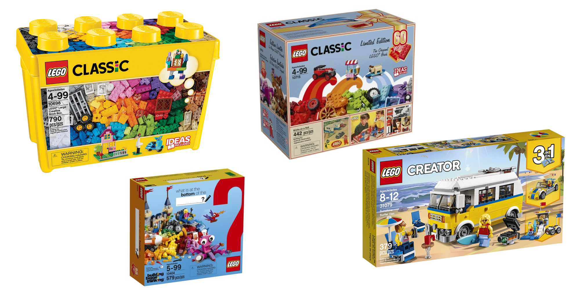 Walmart discounts recently-released 60th Anniversary Classic LEGO Kits ...